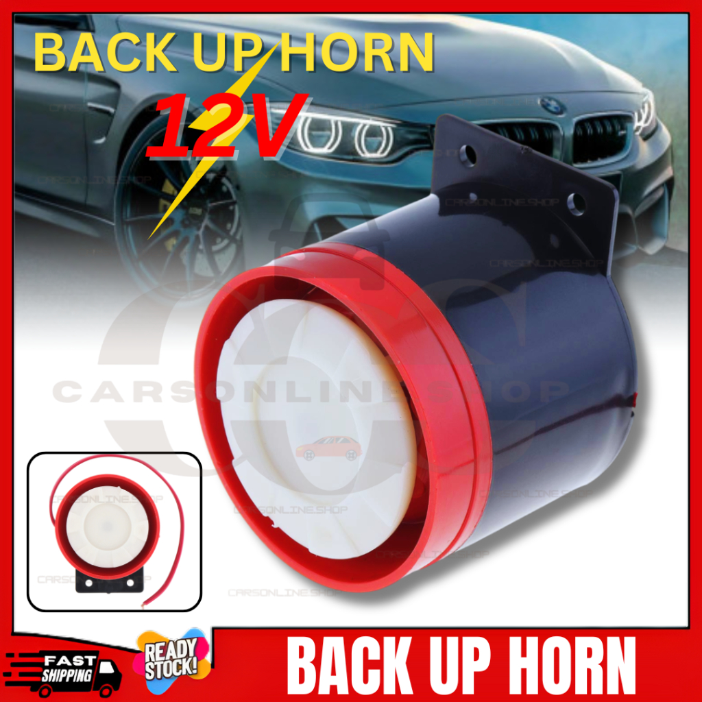 COS (6308) 12V-24V Car Reversing Alarm Back Up Horn Reverse Beeper ...