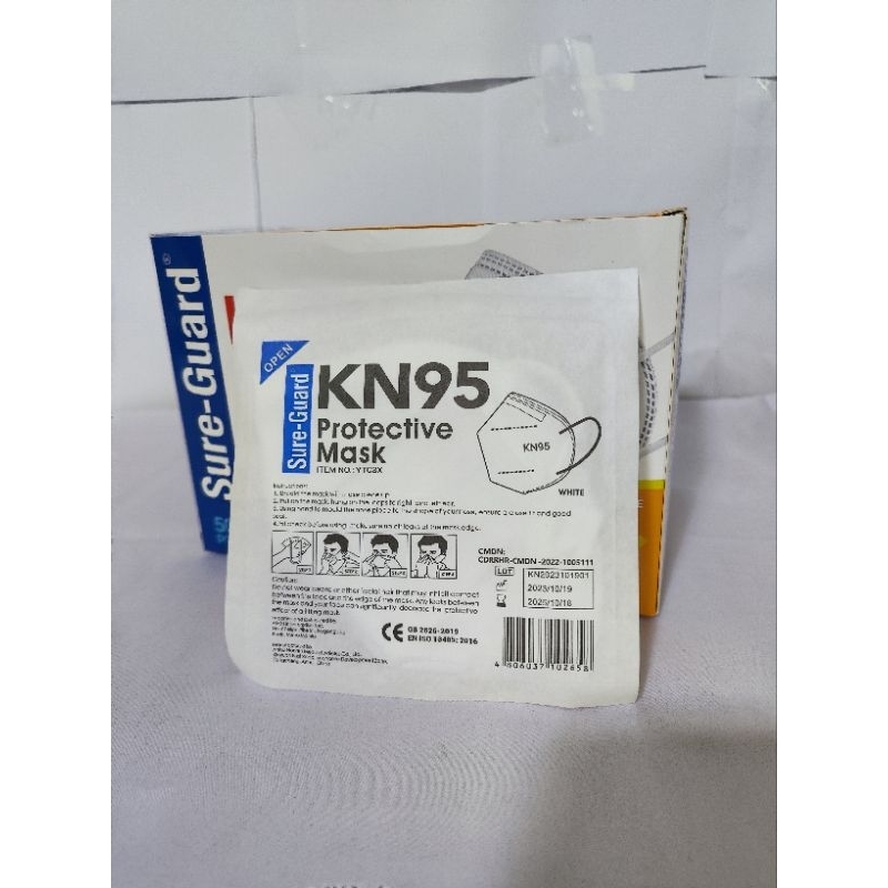 KN95 Protective Mask FDA APPROVED 5 LAYERS Sureguard brand (SOLD PER ...