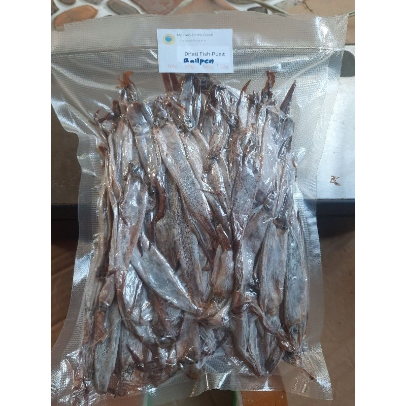 Dried Fish Pusit Ballpen 100g, 250g | Shopee Philippines