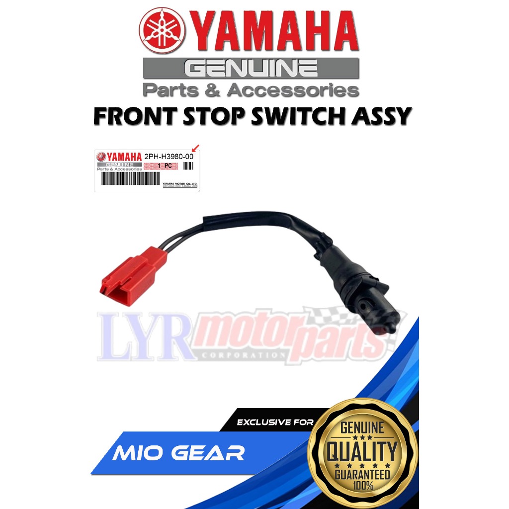 YAMAHA GENUINE FRONT STOP SWITCH ASSY FOR MIO GEAR ( 2PH-H3980-00 ...