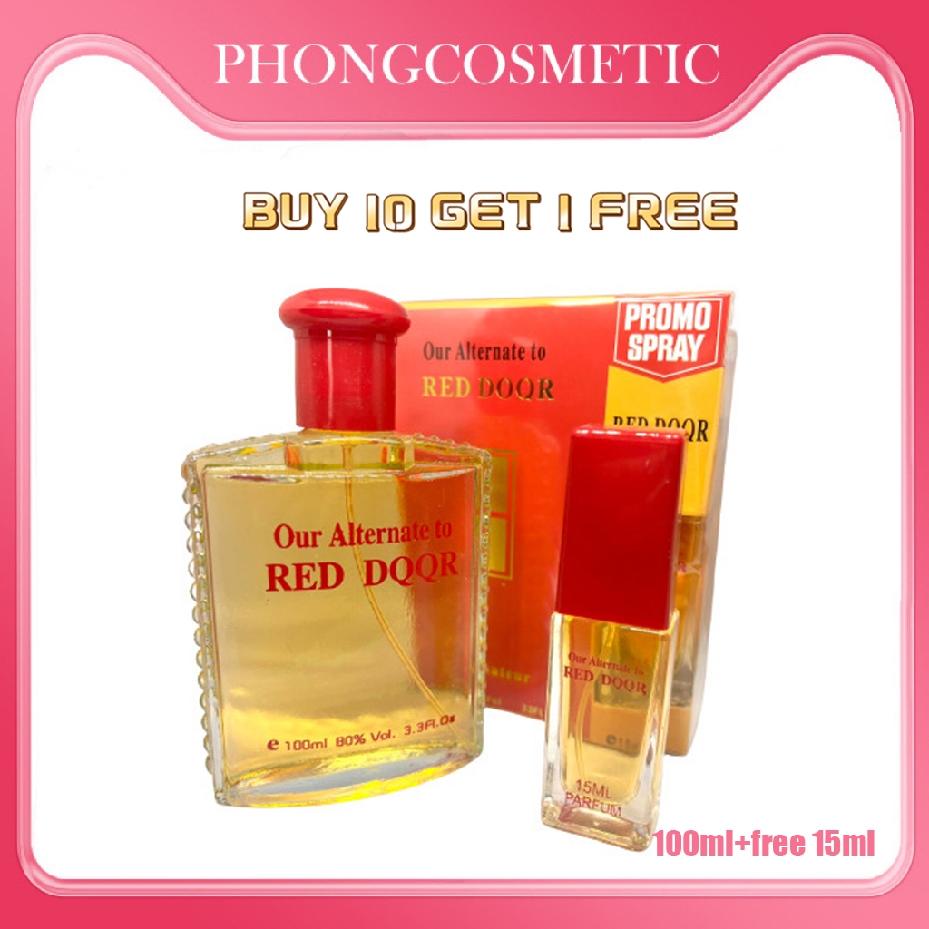 PERFUME FOR MEN RED DOQR 100ML WITH FREE 15ML | Shopee Philippines