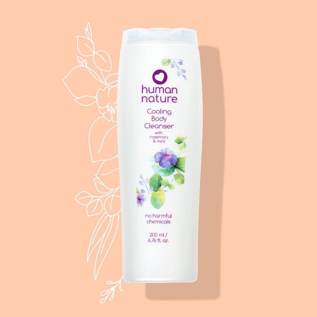Human Nature Cooling Body Cleanser with Rosemary & Mint - 200 mL ...