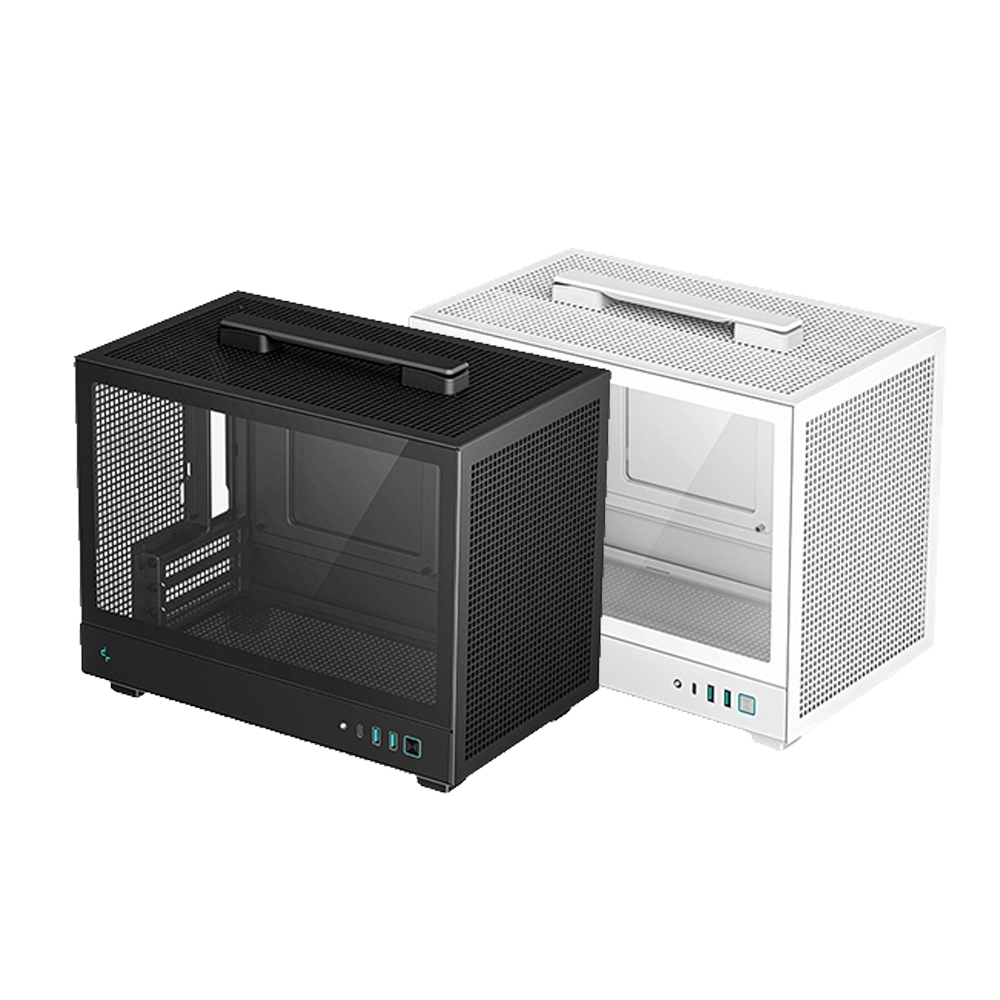 DeepCool CH160 Ultra-portable mini-ITX Case (Black/White) | Shopee ...