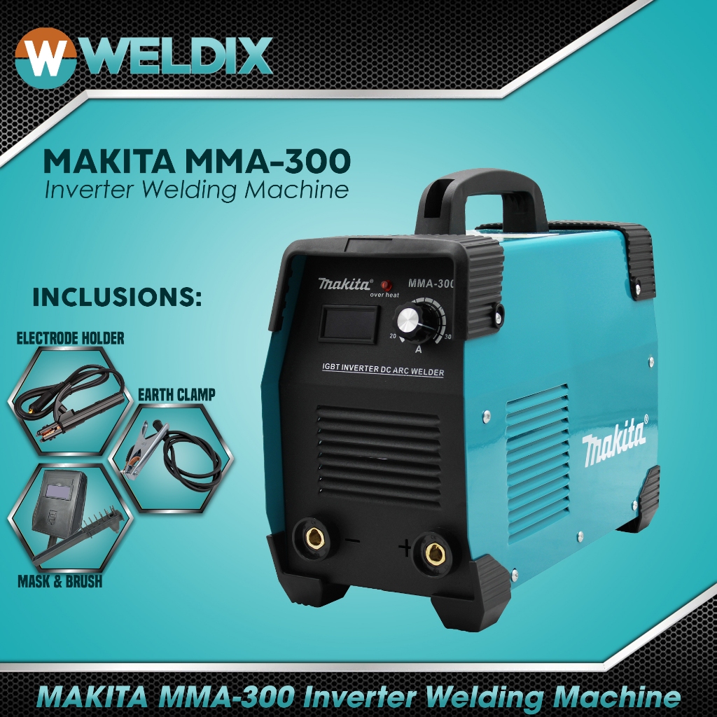 Makita MMA-300 DC ARC Inverter Welding Machine (Model B) | Shopee ...