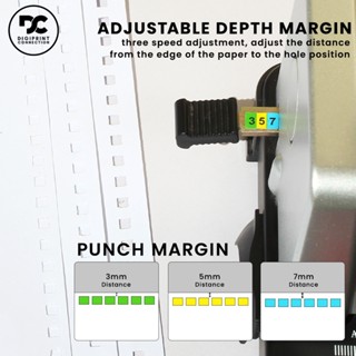 Officom Wire Binding Machine STD12A A4 Size 34 Hole Punched Sheets ...