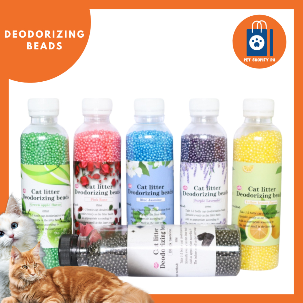 CAT LITTER DEODORIZING BEADS (AVAILABLE IN SIX SCENTS) | Shopee Philippines