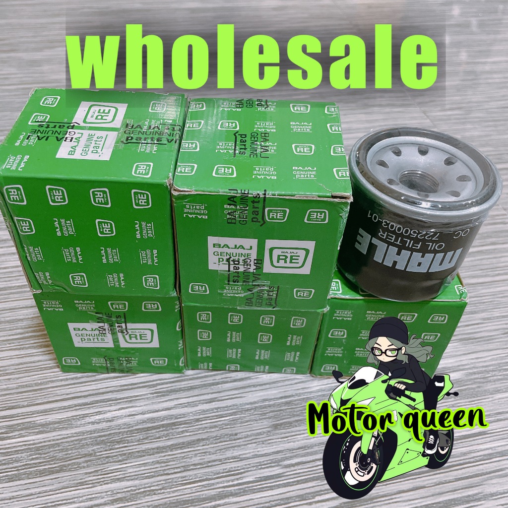wholesale 5pcs motorcycle genuine oil filter assembly bajaj re an101190 ...