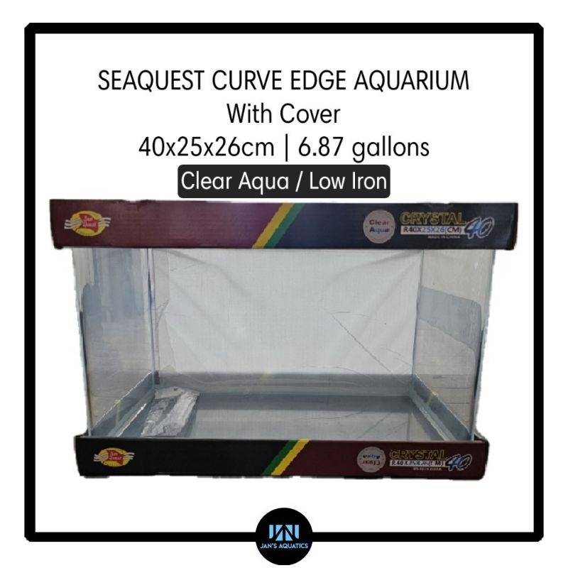 [MM Buyers only] Seaquest Curve Edge curved Aquarium Glass Fish Tank ...