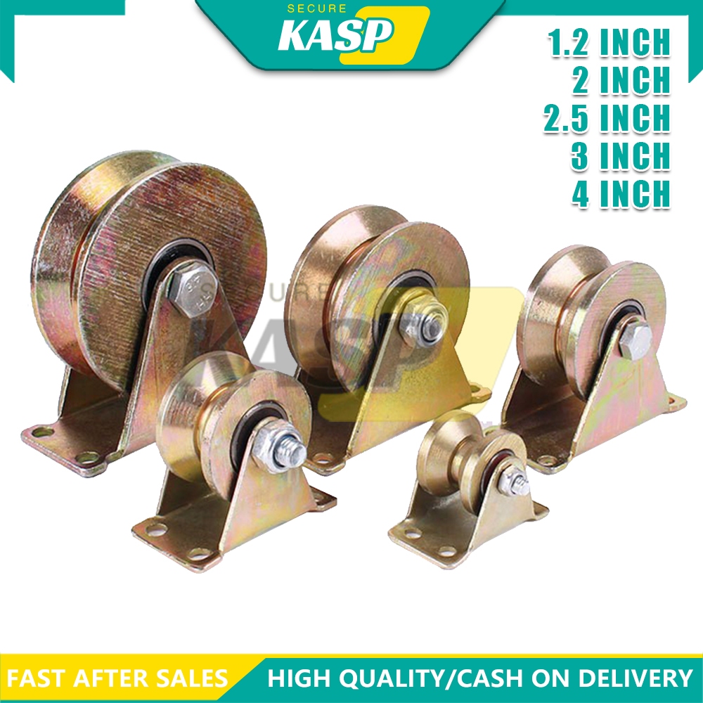 2 inches 3 inches V Groove Gate Roller Wheel Sliding Gate Roller Guide ...