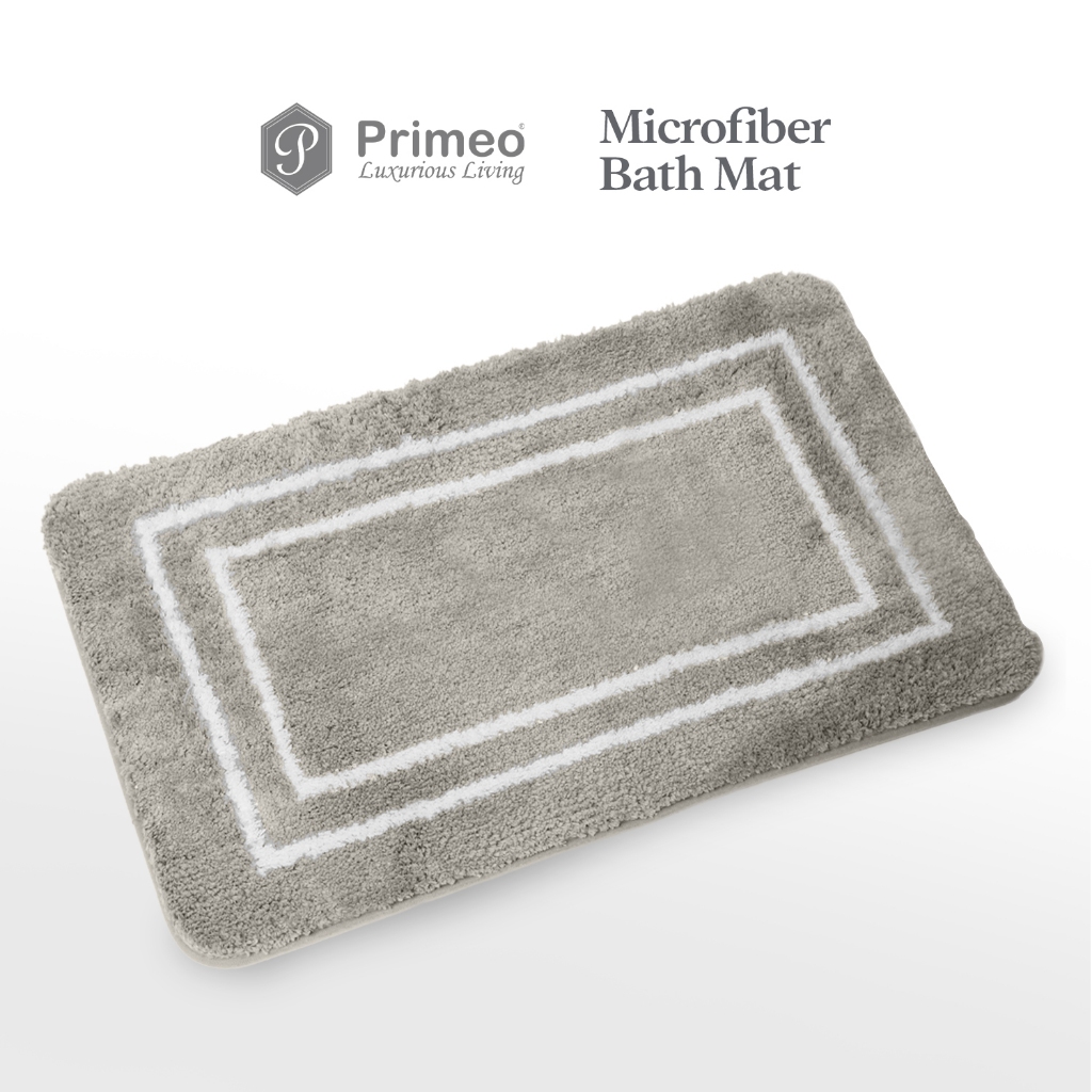 PRIMEO Micro Fiber Memory Foam Bath Mat 50x80 inches | Shopee Philippines
