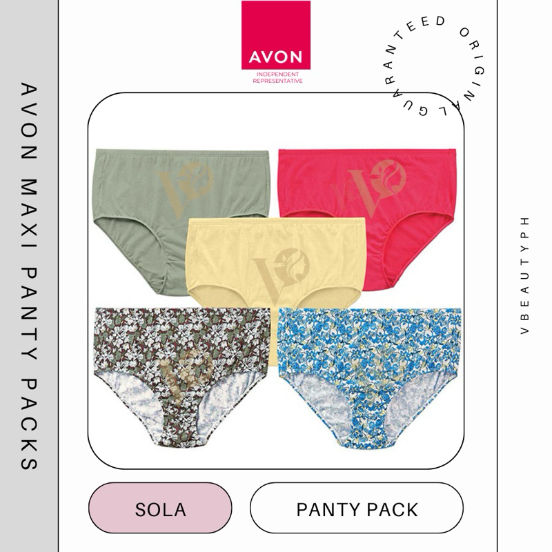 AVON Sola 5 in 1 Maxi Panty Pack | Shopee Philippines