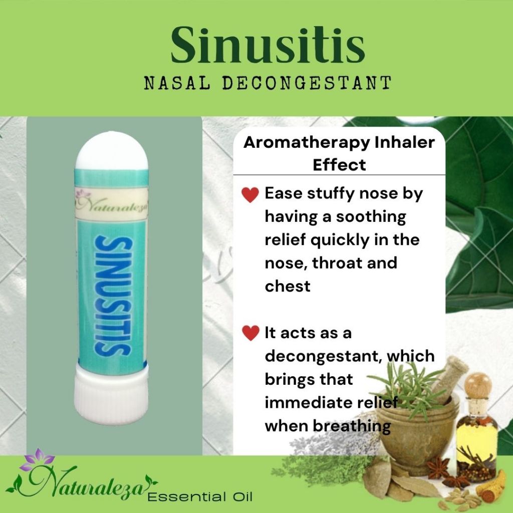 Naturaleza Sinusitis Aromatherapy Inhaler | Shopee Philippines