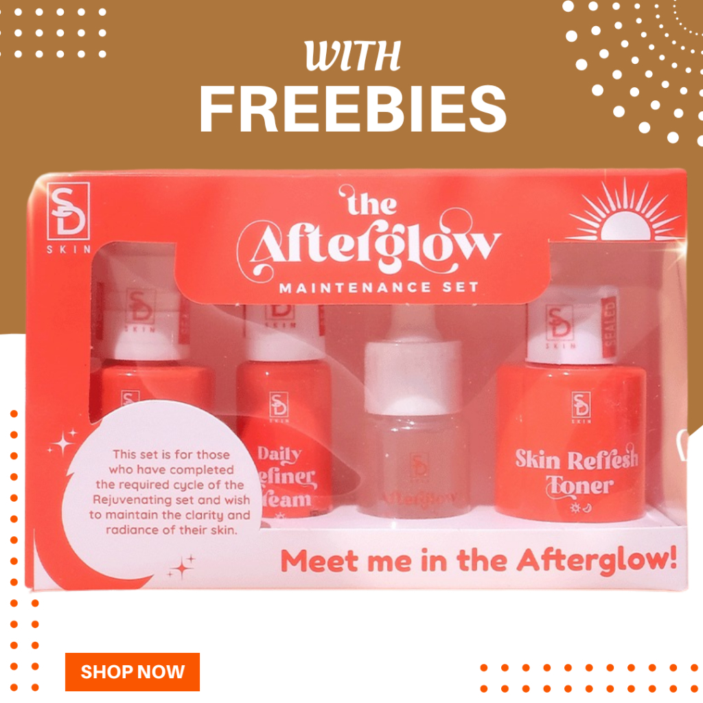 Sugar Dolls AfterGlow Maintenance Set Cleanser, Toner, Serum, Cream For Radiant Glowing Skin ...