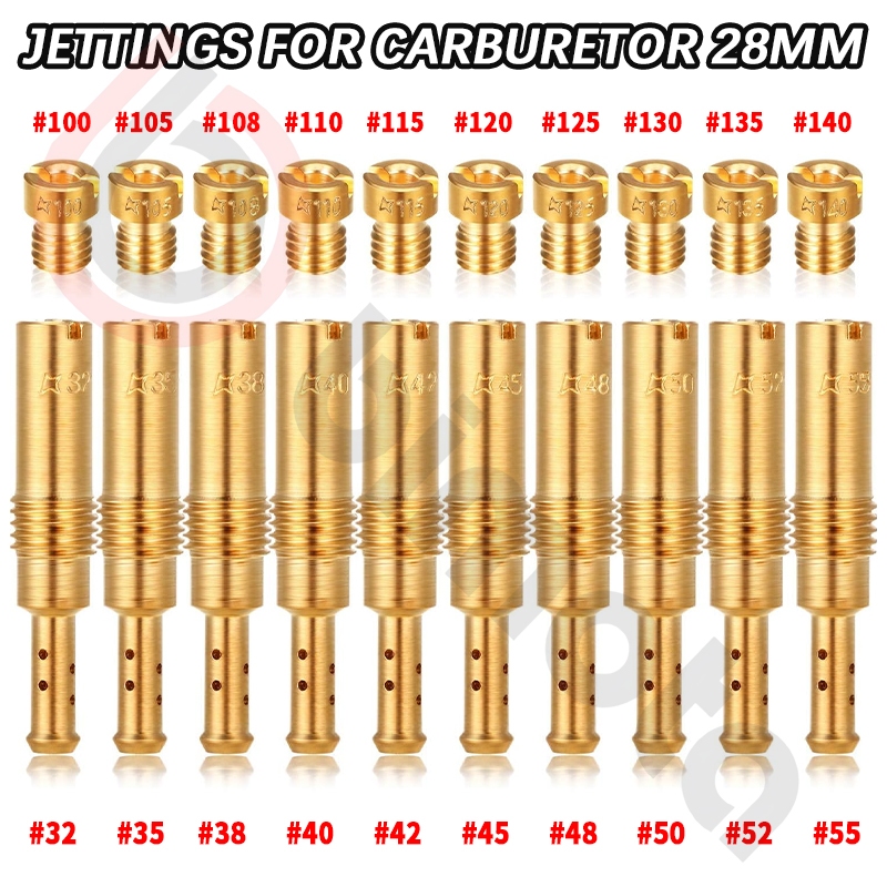 Bimota 20 Pcs Carburetor Main Jet Kit Set Slow/Pilot Jet 28mm Carb ...