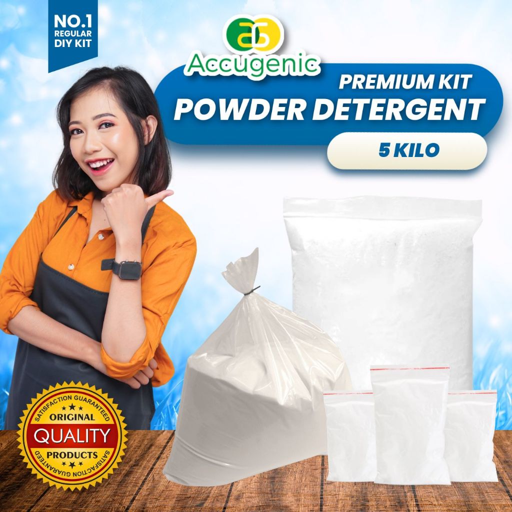 Accugenic Premium DIY Powder Detergent Kit 5kg Suitable for Both ...