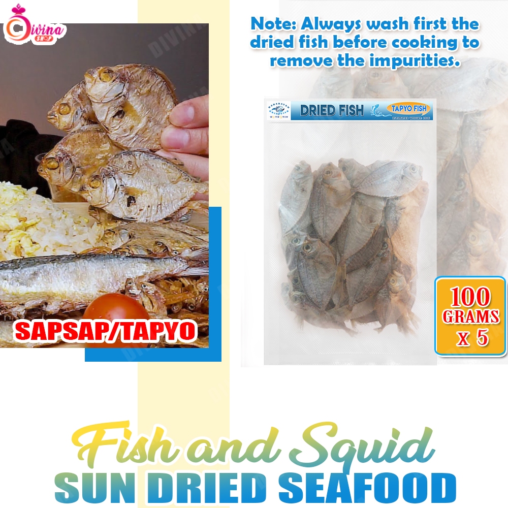 Dried Fish SAPSAP/TAPYO ( 500g/1KG ) Dried Tapyo Fish | Shopee Philippines