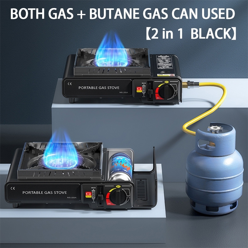 2 in 1 Butane Stove Portable Burner Gas Stove Outdoor Camping Butane ...