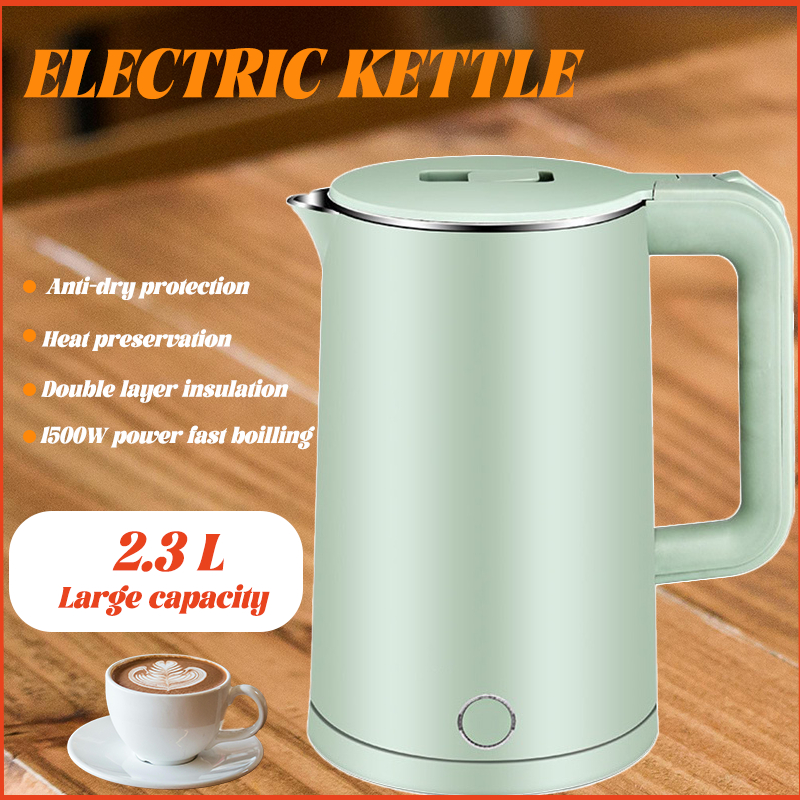 Surprisemall Electric Kettle Stainless 2.3L/2L Steel Automatic Heat ...