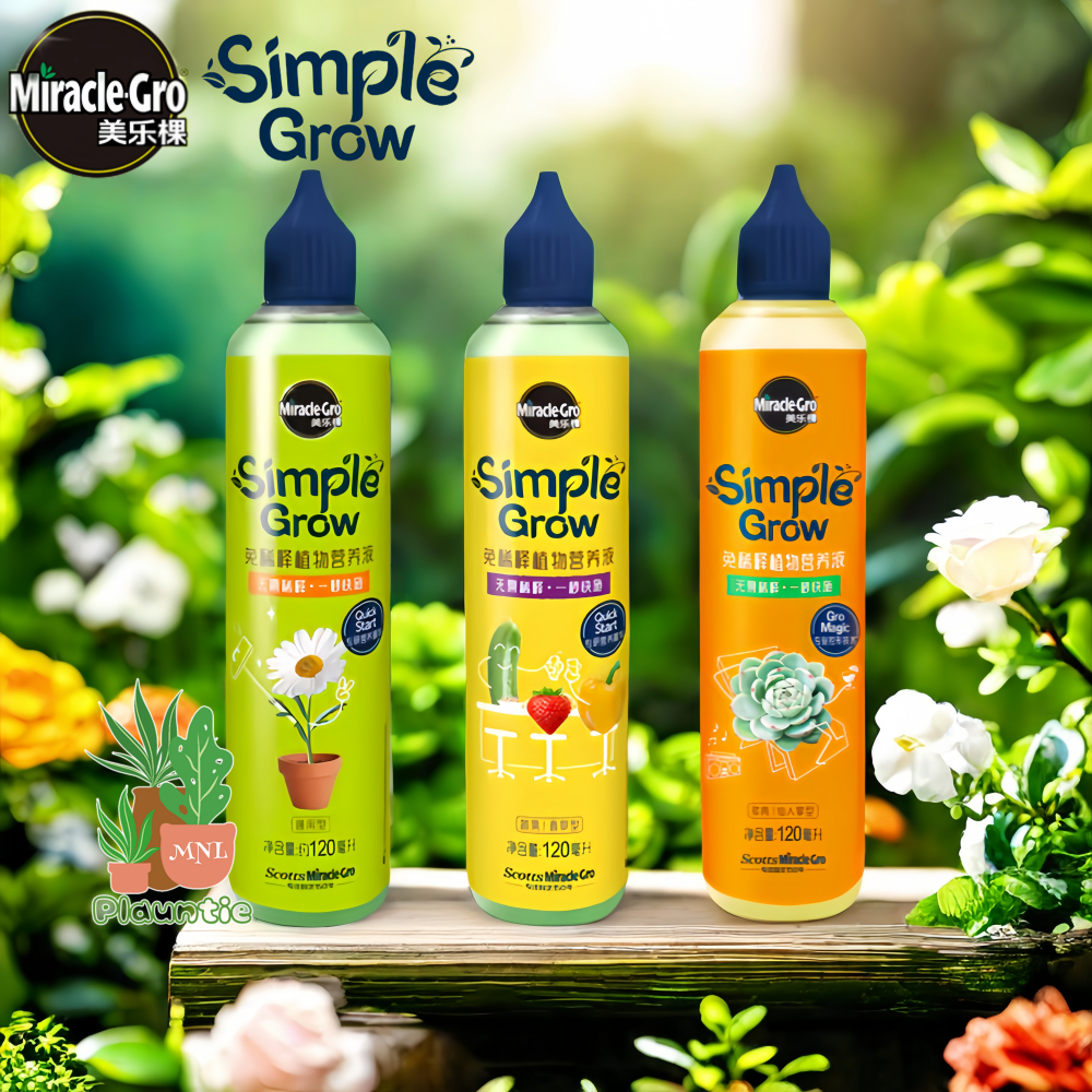 Miracle-Gro Simple Grow Plant Food Nutrient Solution 120ml Succulents ...