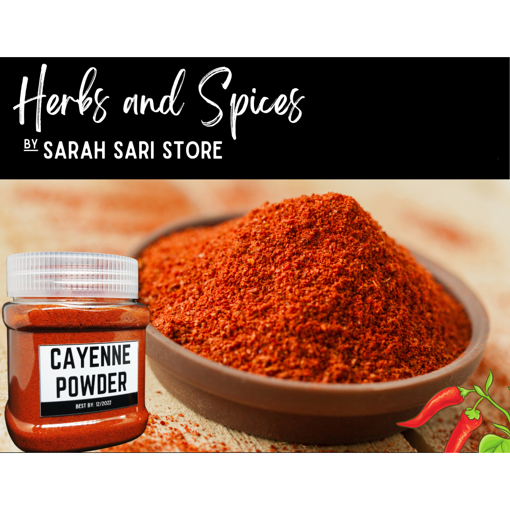 CAYENNE PEPPER POWDER in Reusable PET Jar | Shopee Philippines