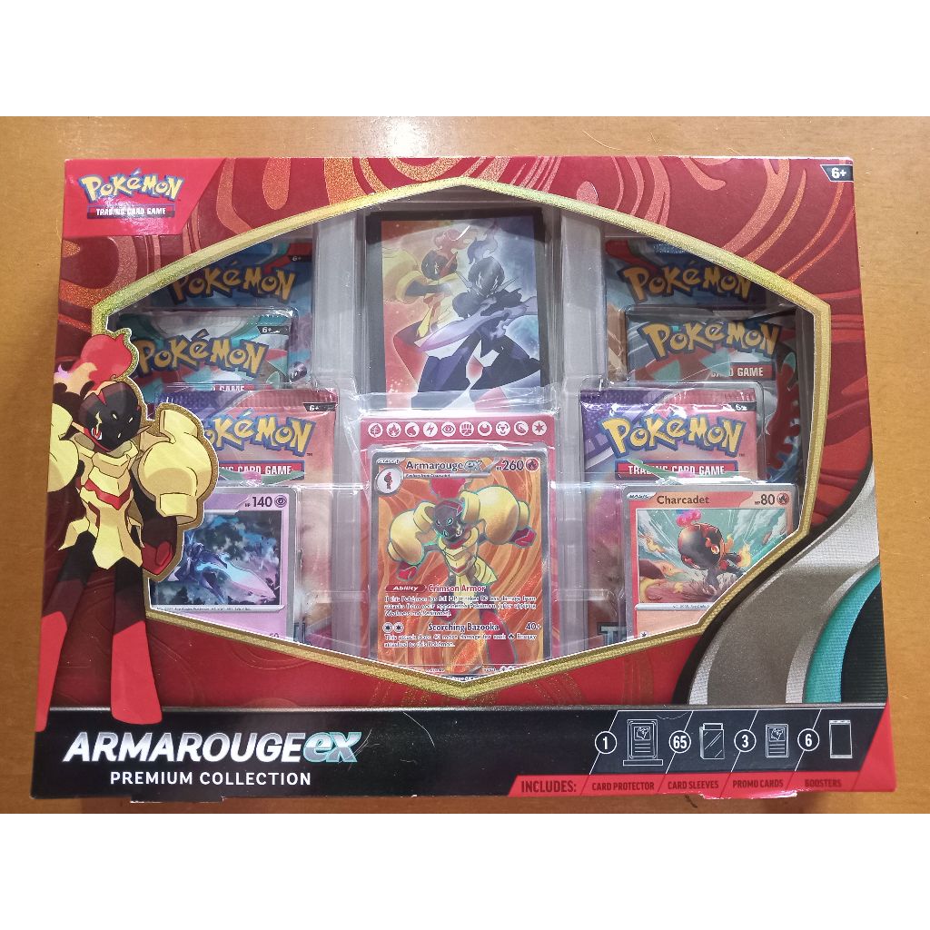 Armarouge ex Premium Collection Box Pokemon TCG Standard English Sealed ...