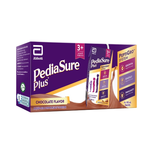 PediaSure Plus Ready to Drink Choco for Kids Above 3 Years Old 110mL x ...