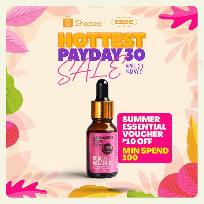 Snoe Beauty S-SKIN 10% NIACINAMIDE + 1% ZINC PCA SERUM | Beauty Balance ...