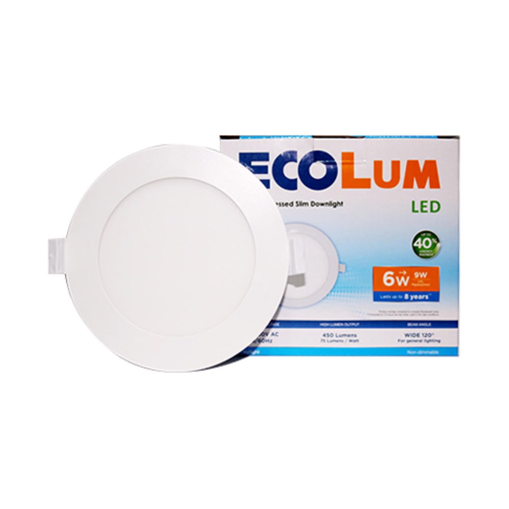 ECOLUM LED DOWNLIGHTS LED RECESSED SLIM DOWNLIGHT CDL2106DL | Shopee ...