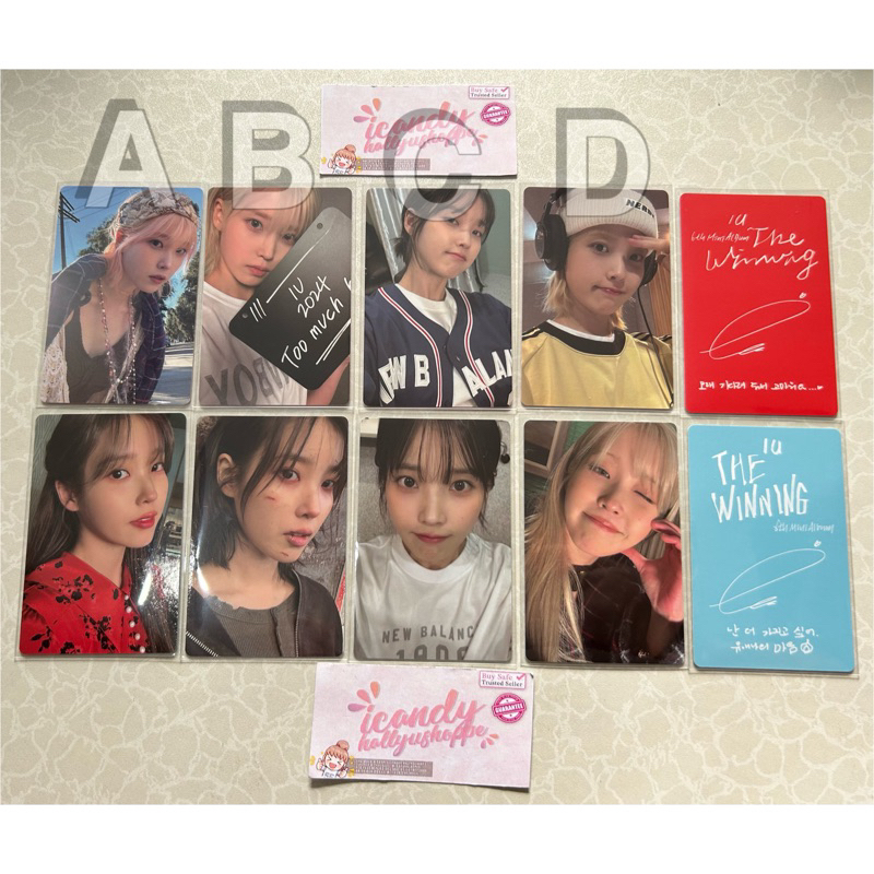 [COD ONHAND] IU THE WINNING PHOTOCARD TINGI | Shopee Philippines