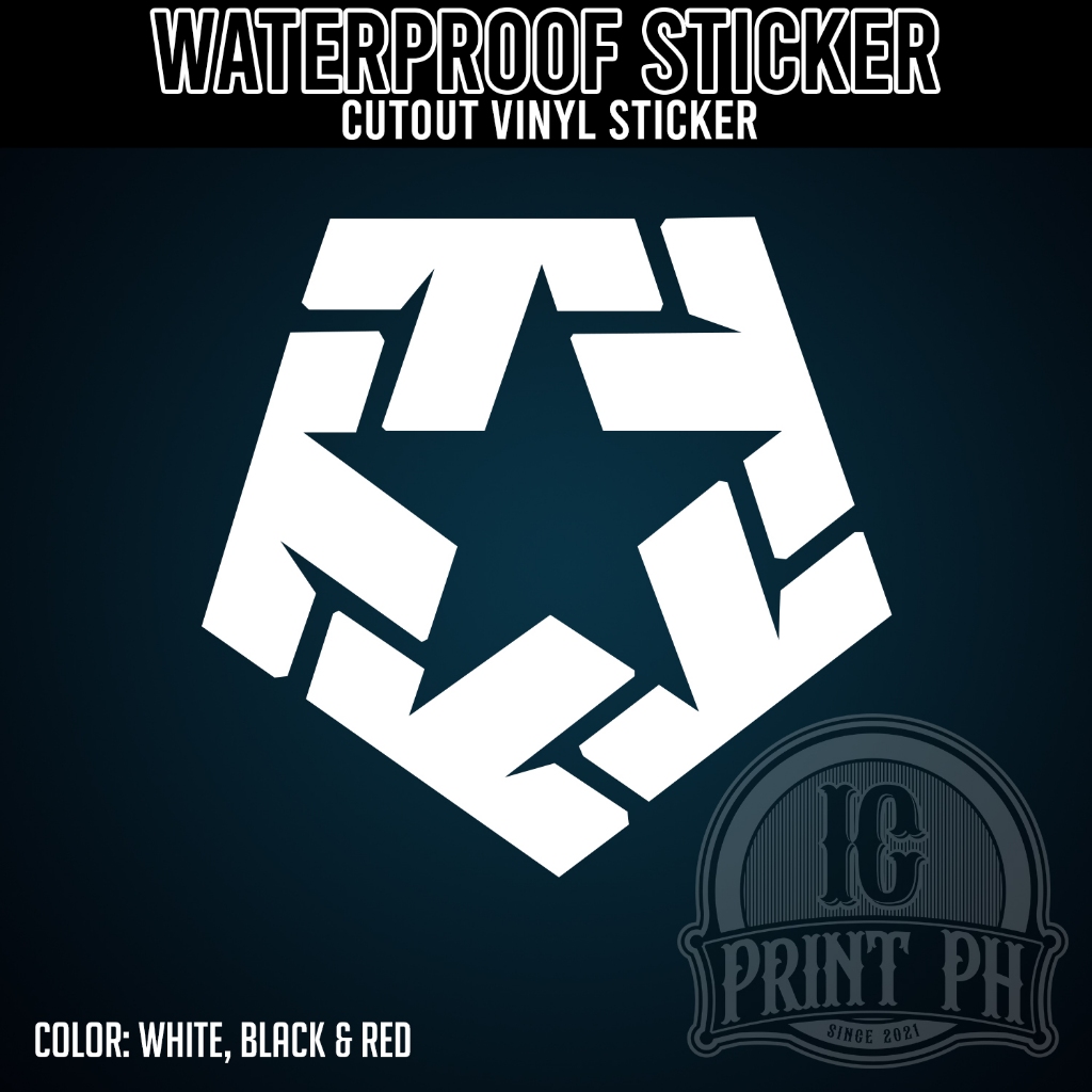 Sticker TRIBAL Logo Waterproof Cutout Vinyl Sticker / Decal | Shopee ...