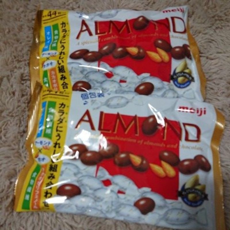 MEIJI chocolate almonds 184grams4packs | Shopee Philippines
