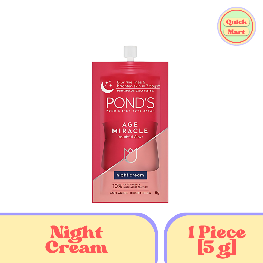 Pond's Night Cream 5g (1 Sachet) | Shopee Philippines