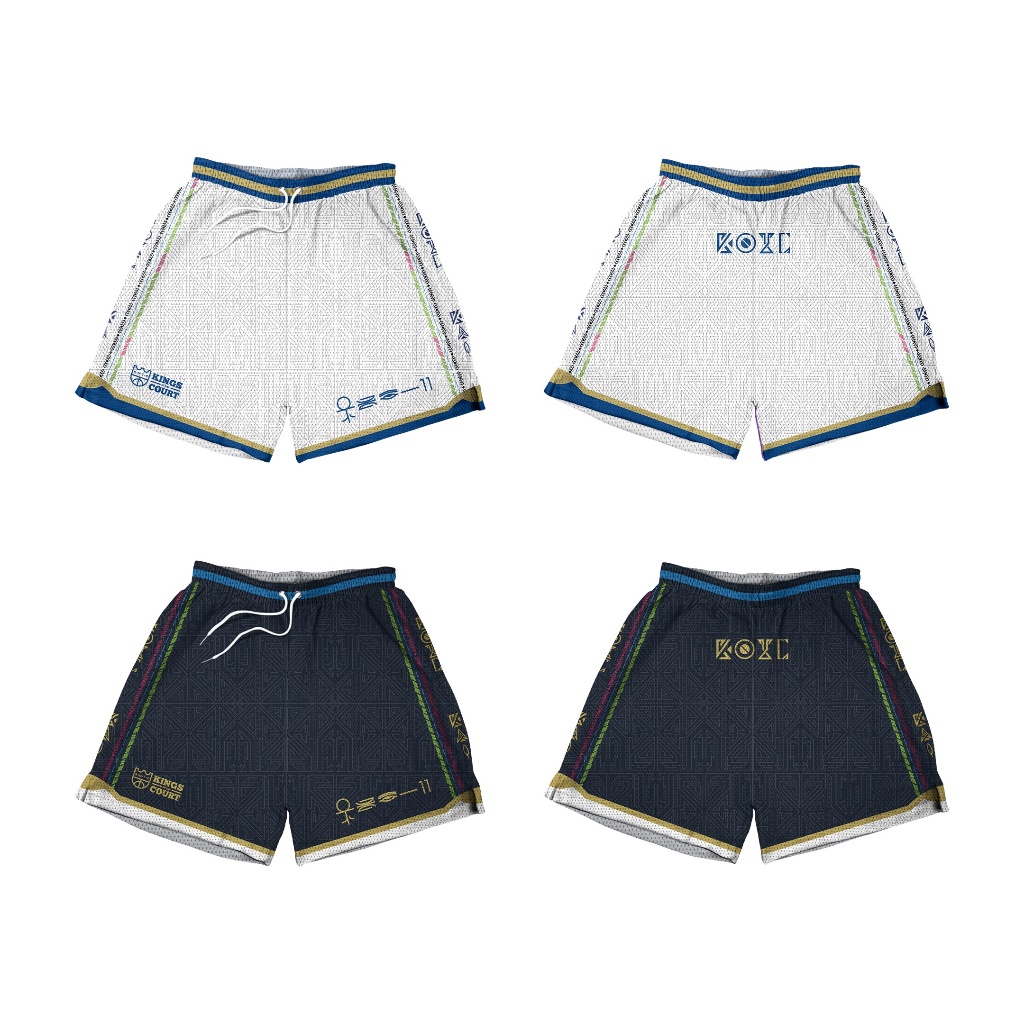 KOTC KAI 1 Playoffs "Home" and “Away” Kyrie Swingman Mesh Shorts ...