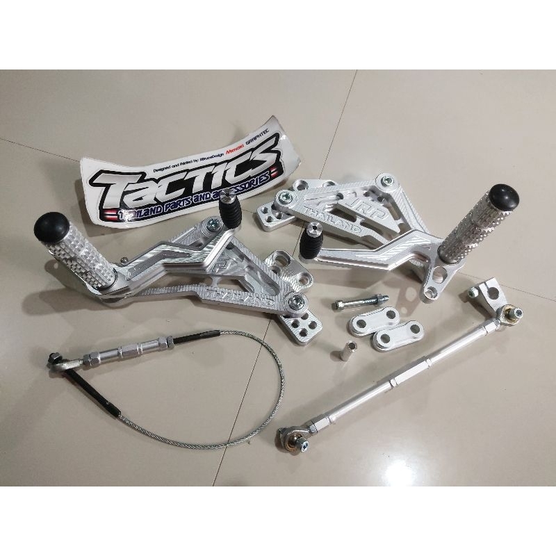 JRP ALLOY SINGLE SHIFTER RAIDER 150 CARB/FI V.4 VERSACE | Shopee ...