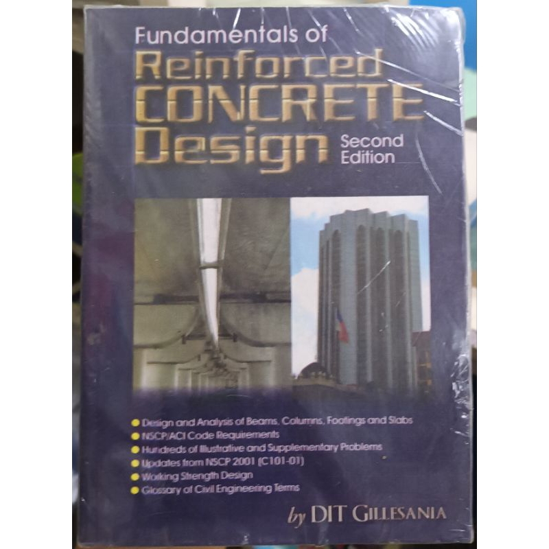 FUNDAMENTALS OF REINFORCED CONCRETE DESIGN ( 2ND EDITION ) | Shopee ...