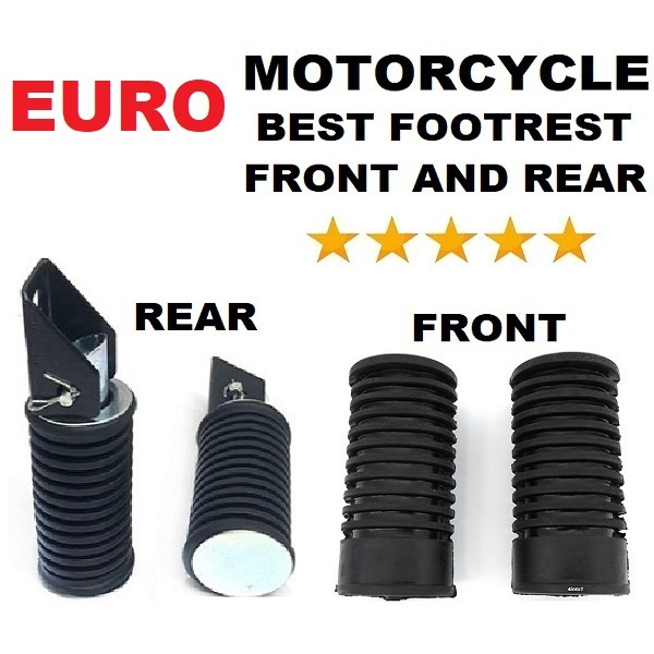 EURO Rapido 110 Motorcycle Rubber Front And Rear Footrest 1pair Motor ...