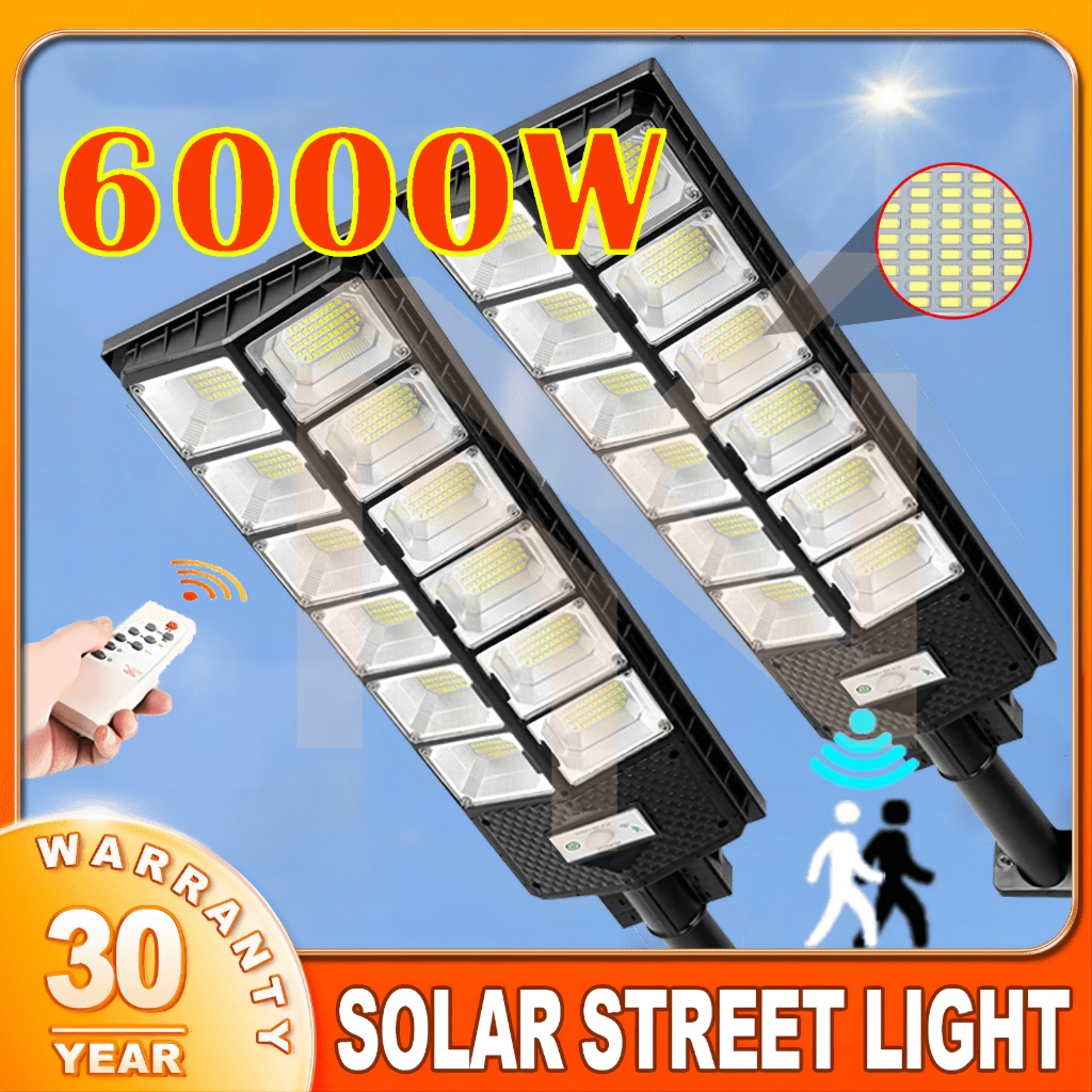 6000W solar street light IPX8 solar light outdoor waterproof solar ...