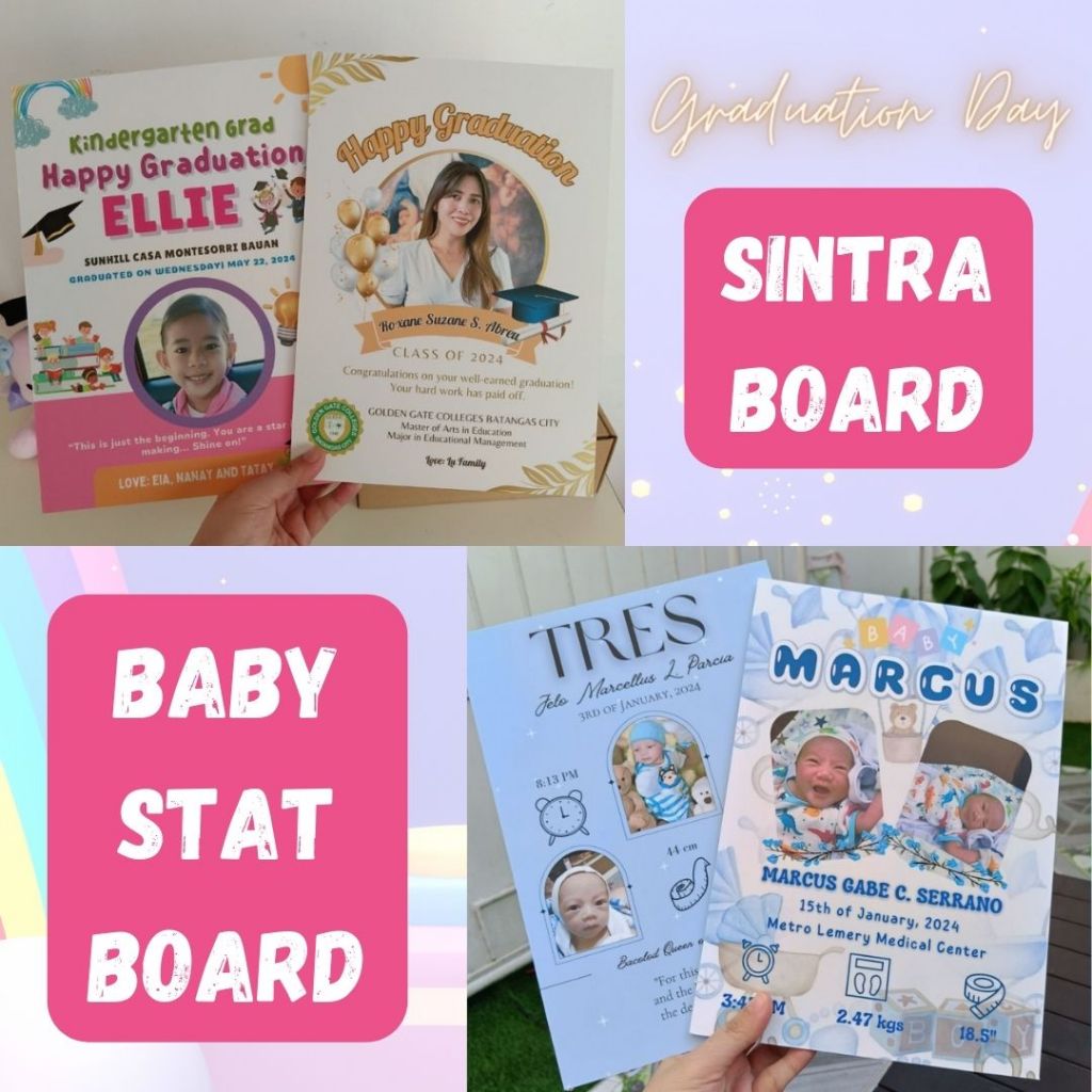 Personalized Sintra Board - Leslie M. | Shopee Philippines