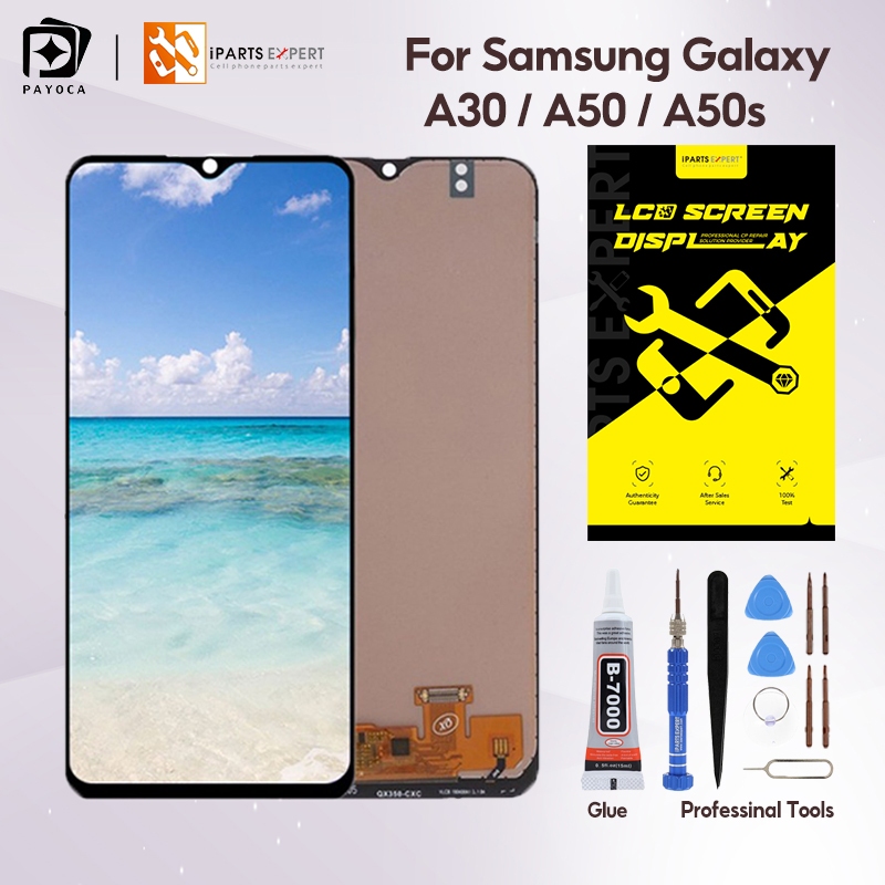 TFT LCD For Samsung Galaxy A30 A50 A50s LCD Touch Screen Replacement No Dead Pixel+Tempered ...