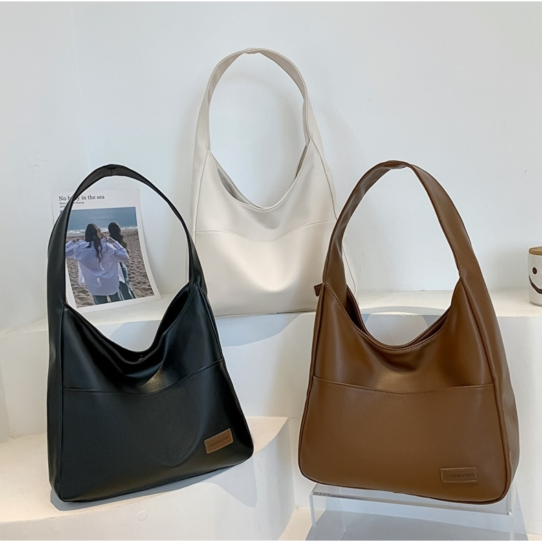 Sling Bags For Women Large capacity Fashion Soft PU Leather Commuter ...