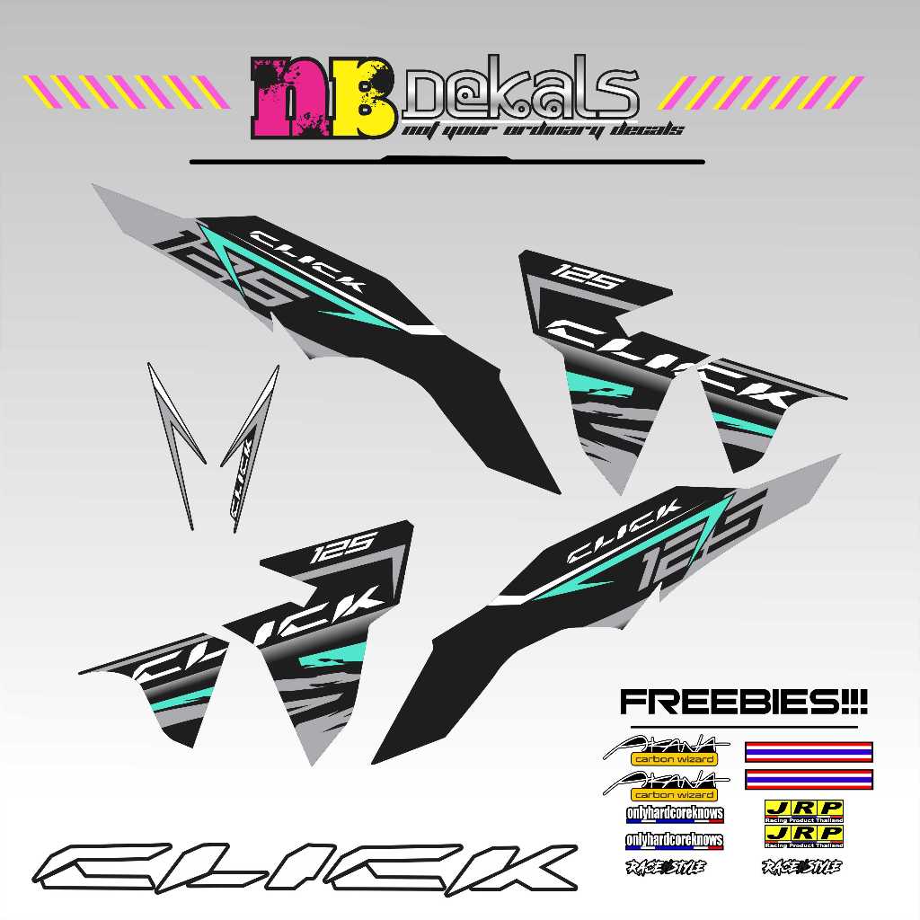 HONDA CLICK V3 CAMOUFLAGE DECALS | Shopee Philippines