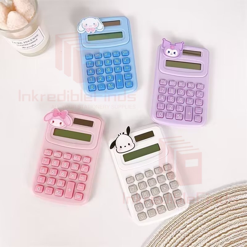 INK Sanrio Macaroon Calculator Kuromi Portable Mini Counter for Student ...