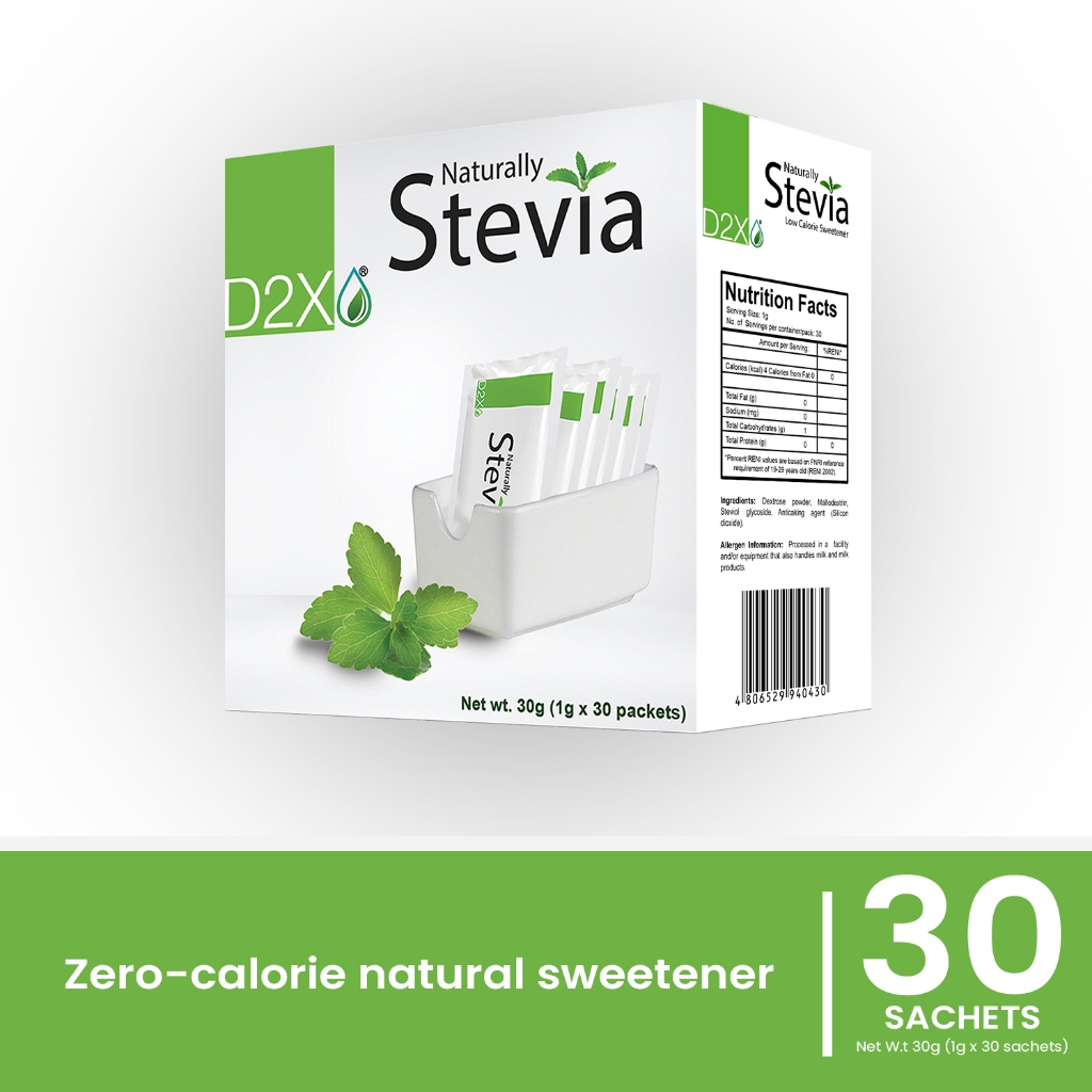 D2X Naturally Stevia (1g x 30 sachets) | Shopee Philippines