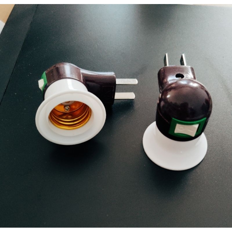 ZS-137 ON/OFF Buld Adapter Screw Socket Lamp Holder. | Shopee Philippines