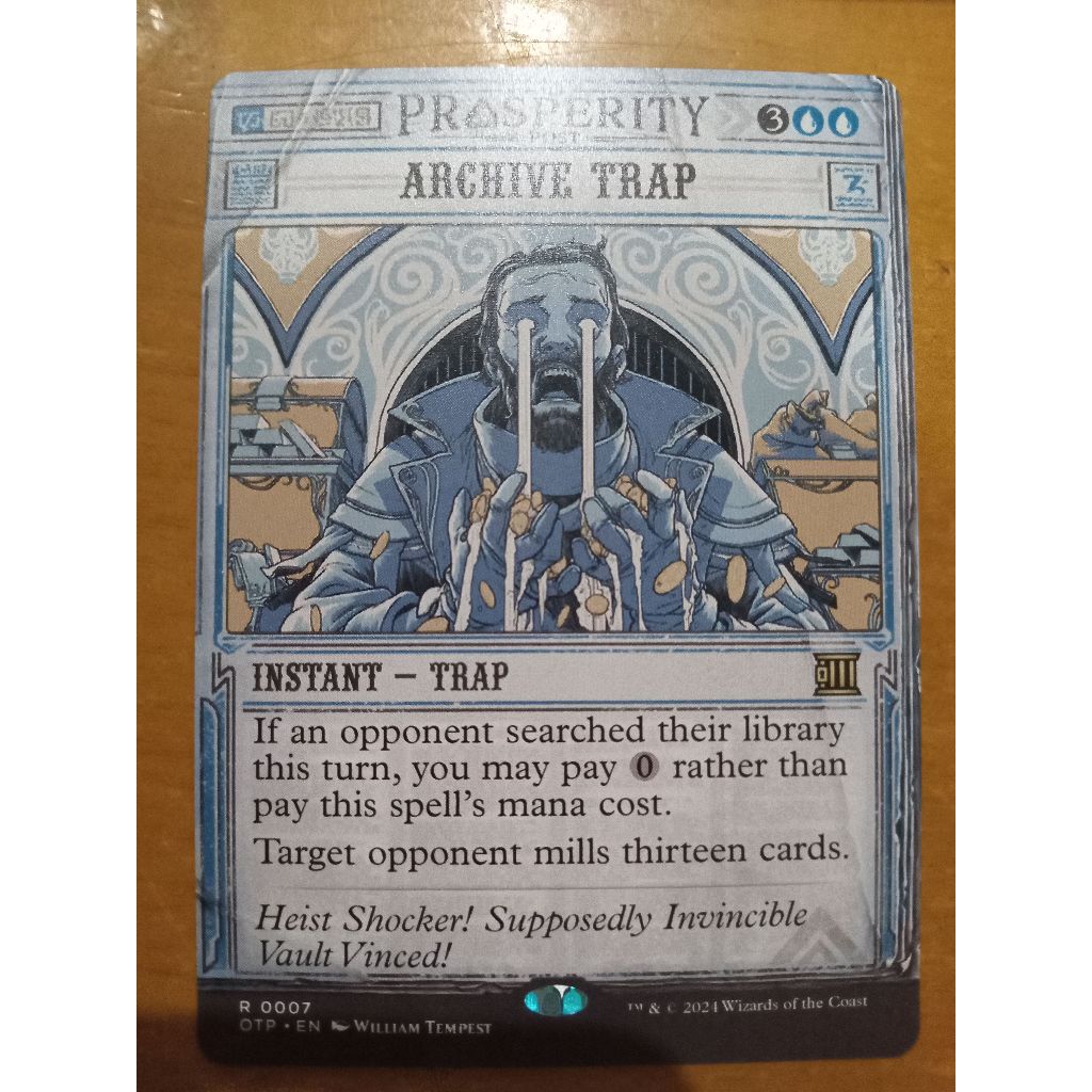 MTG Archive Trap Rare Outlaws of Thunder Junction Breaking News OTP ...