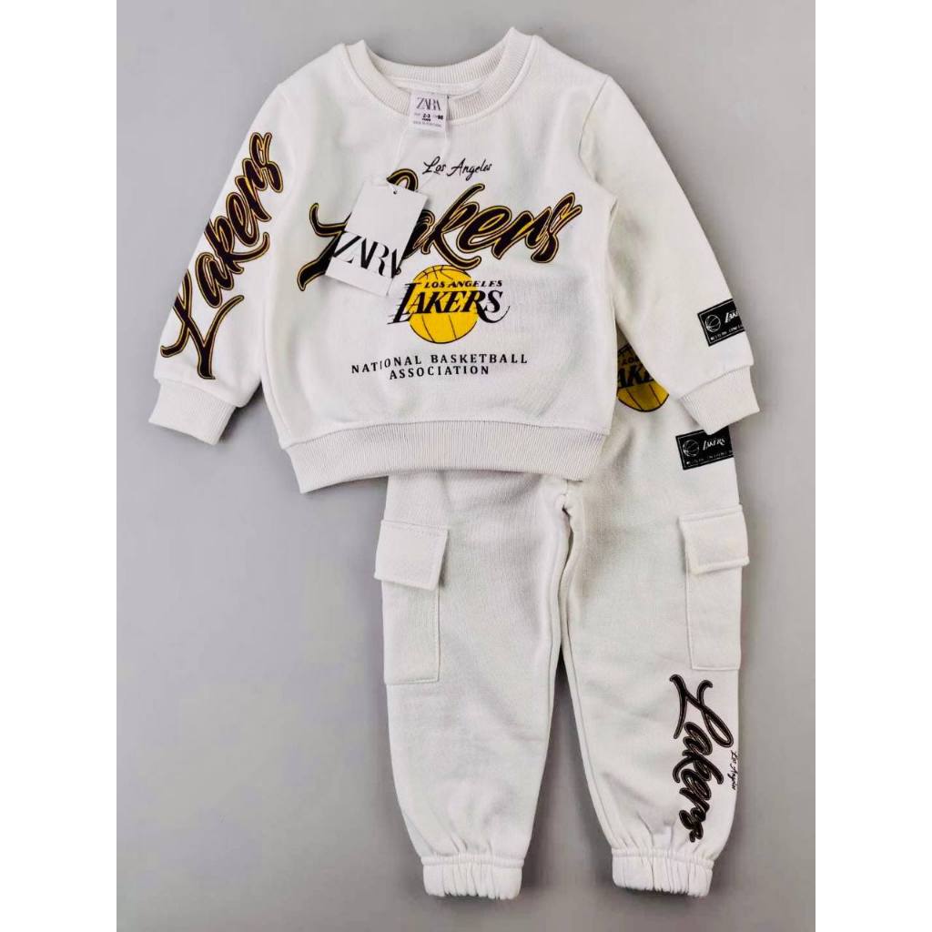 Tracksuit Zar@ H&M D!sney Lakers Chicago Bulls Terno Set OOTD for Baby ...