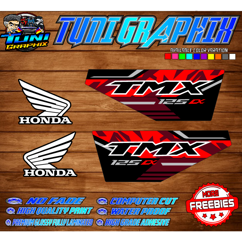 TMX Alpha 125 Stock Decals 2021 | Shopee Philippines