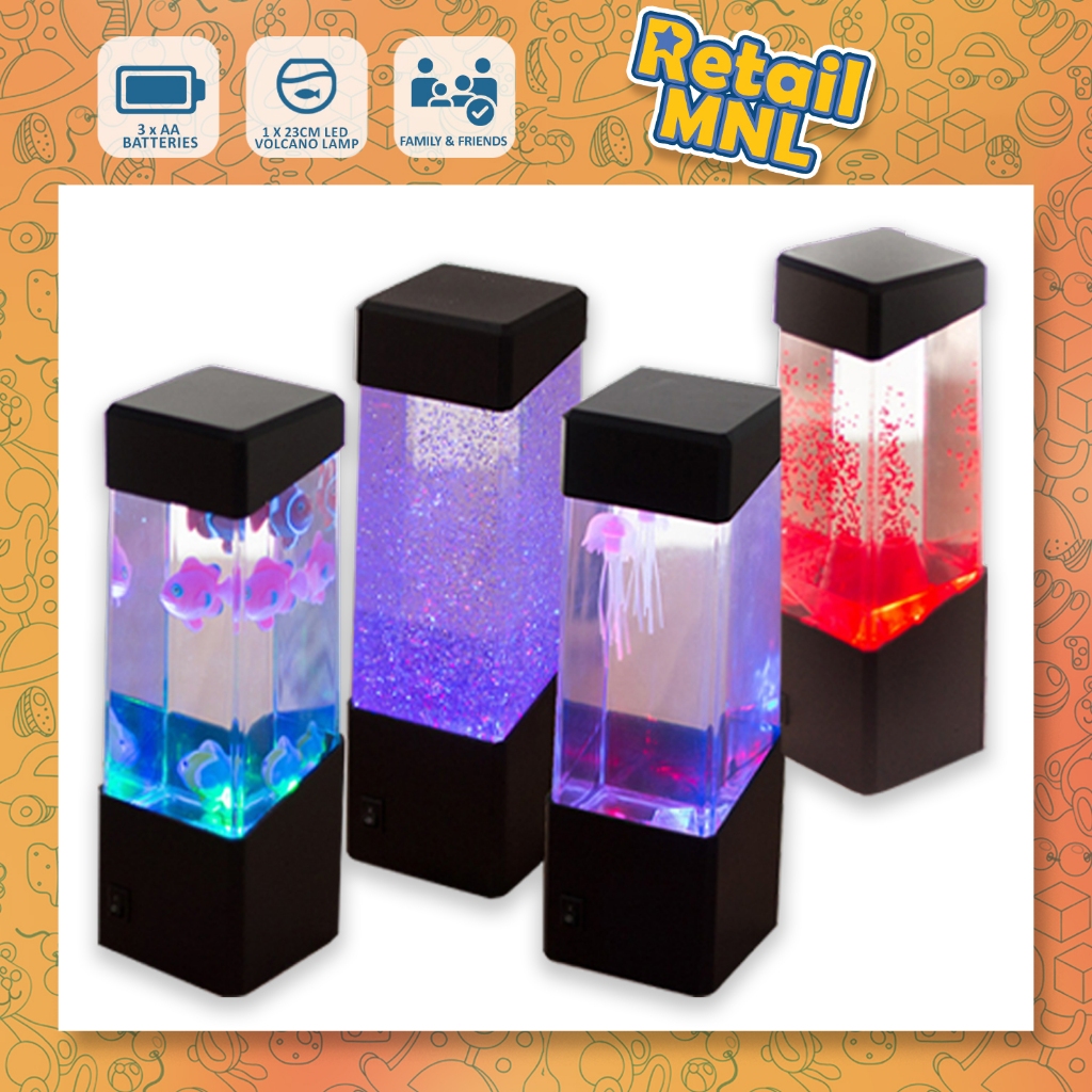 Retailmnl Lava Tank Night Light Aquarium LED Lamp USB Lava Sensory Lamp ...