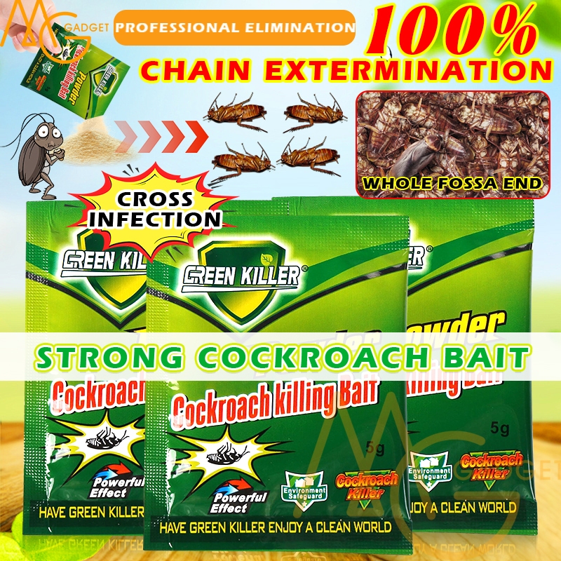 Green Killer Powder Cockroach Killing Bait pests/insects/bugs repellent powder Cockroach Killer ...