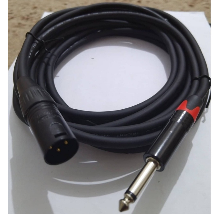 XLR Male to PL Mono Plug Cable heavy duty | Shopee Philippines